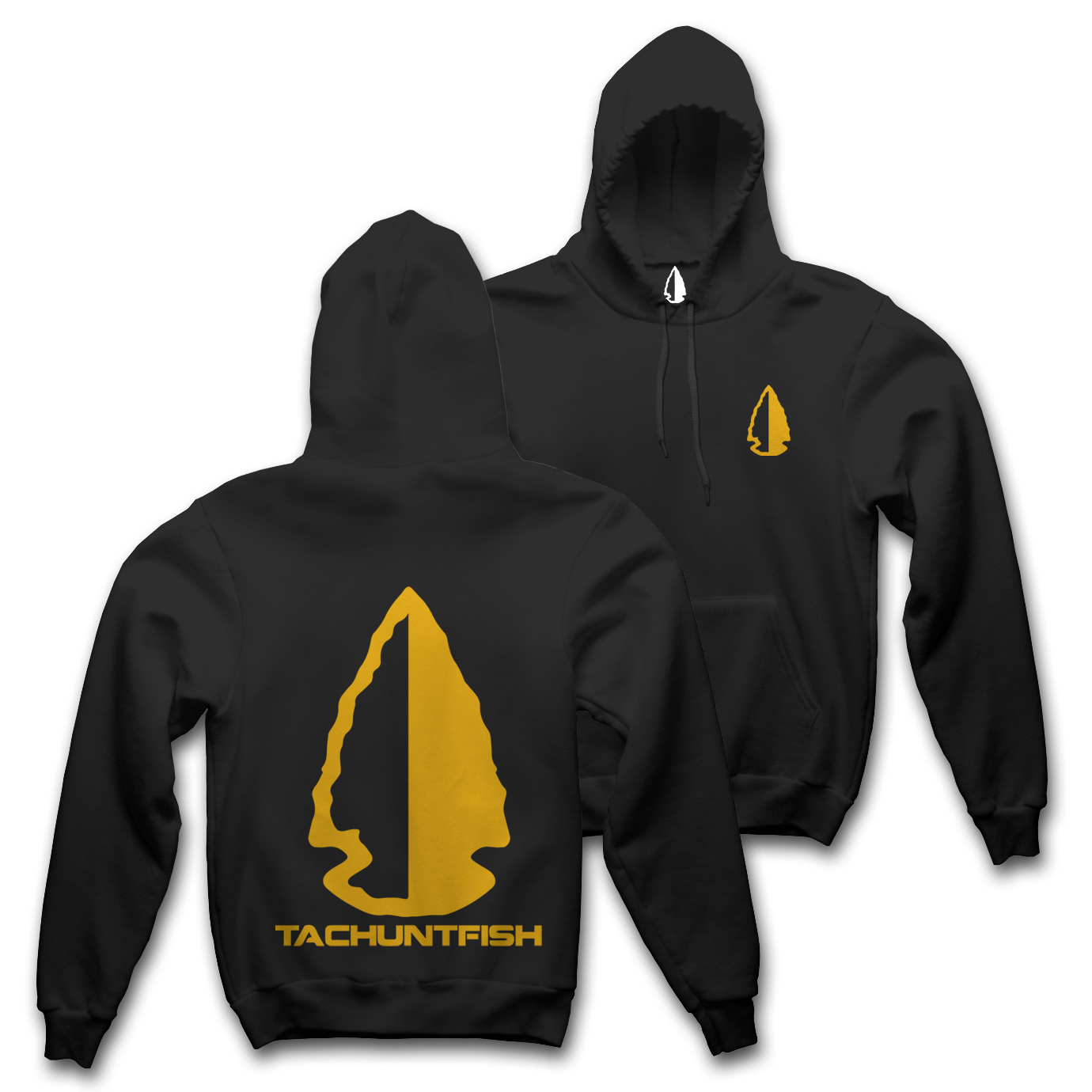 Black & Gold ICON Hoodie – TACHUNTFISH