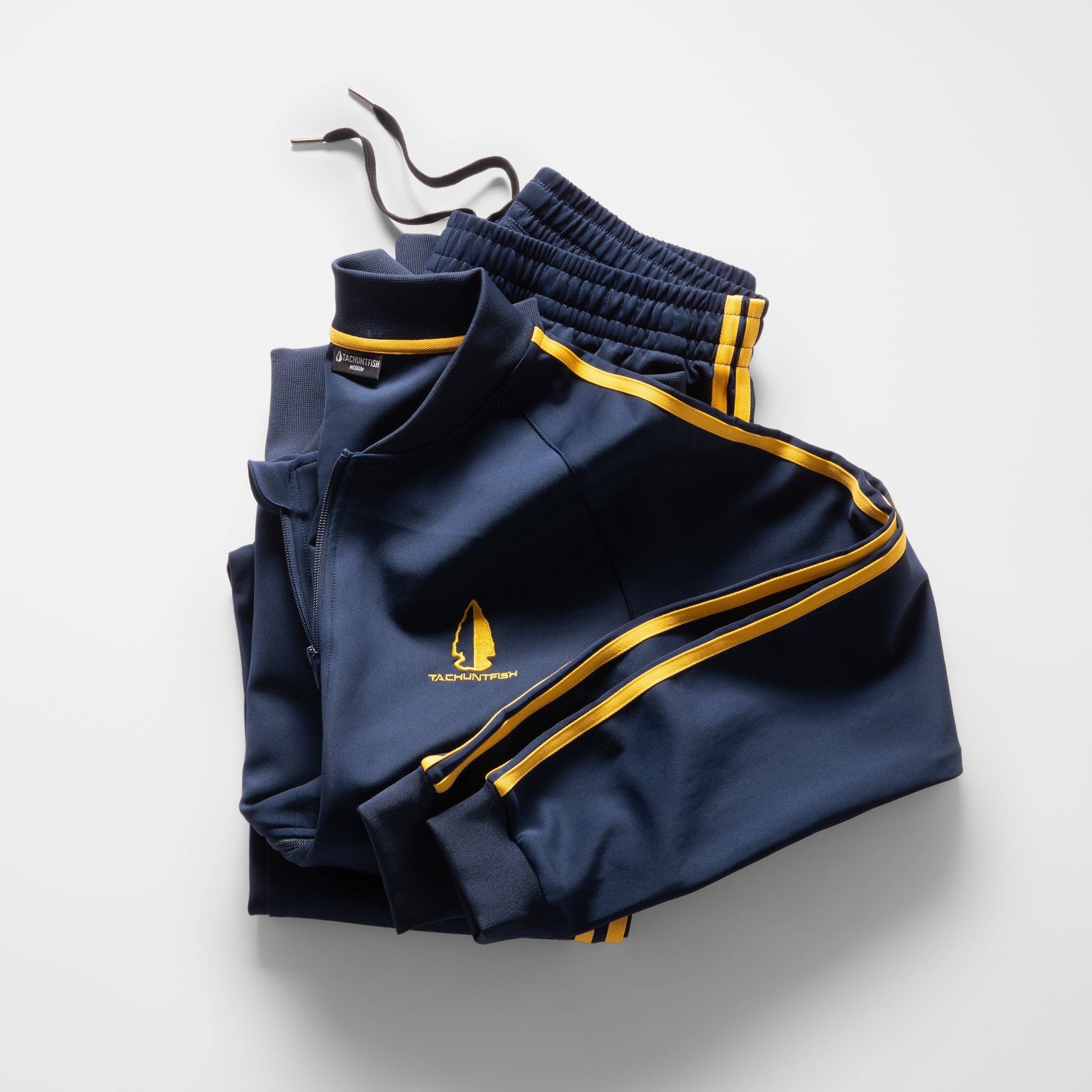 Tracksuit - Navy & Gold – TACHUNTFISH
