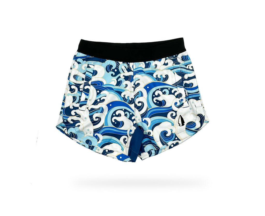 Women's V2 Athletic Shorts - Great Wave – TACHUNTFISH