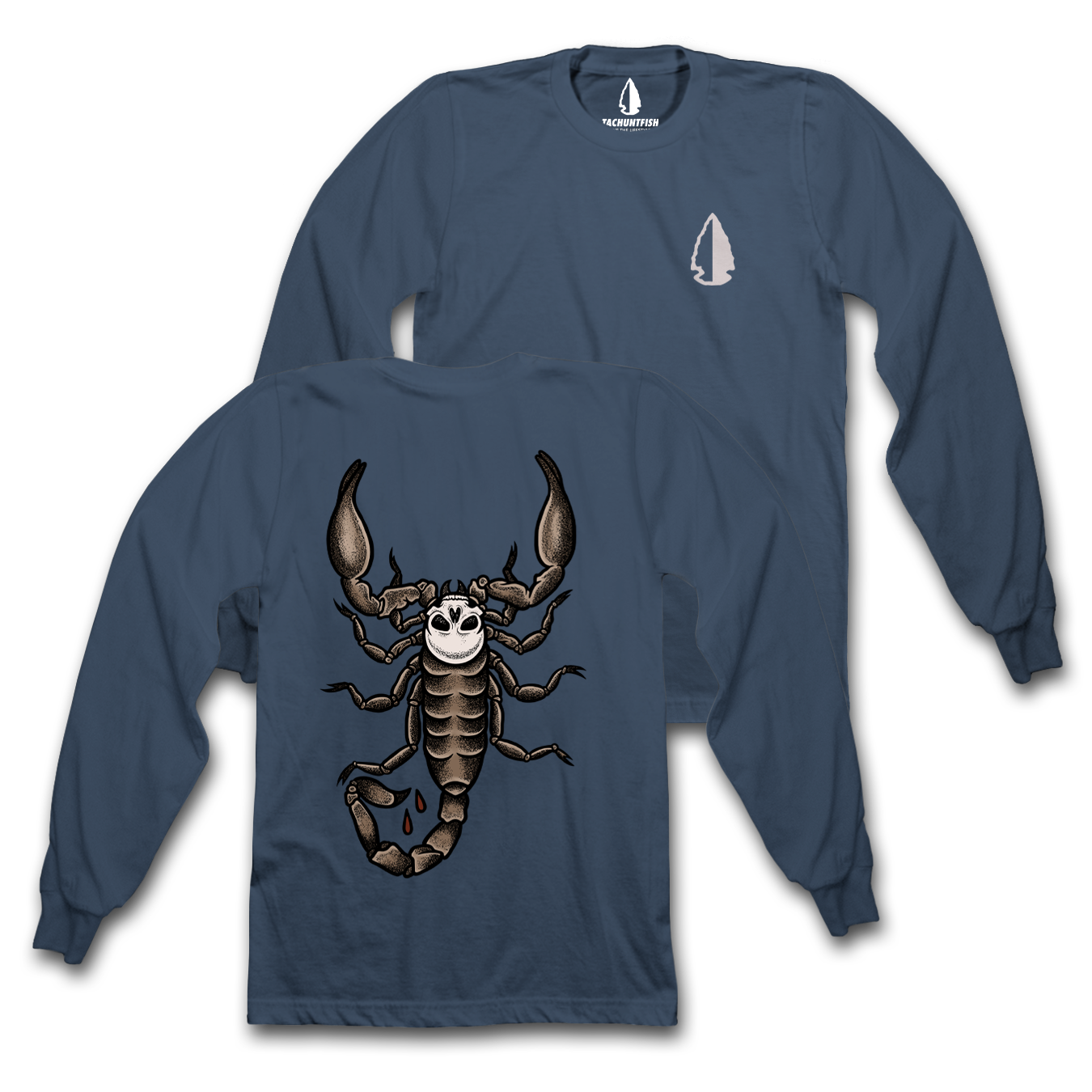 Alacran Shirt L/S - Midnight – TACHUNTFISH